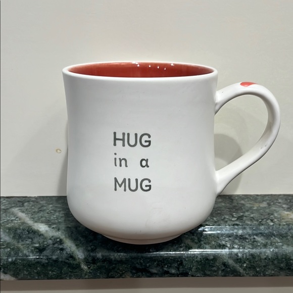 Williams Sonoma | Dining | White And Red Ceramic Mug Hug In A Mug ...